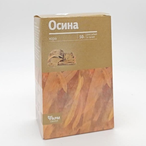 Осина кора 50гр Фарм групп